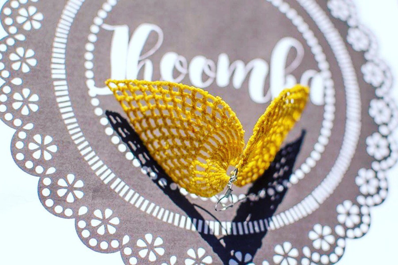 Crochet Earrings, Tatted Earrings, Handmade Doily Earrings, Crochet ...