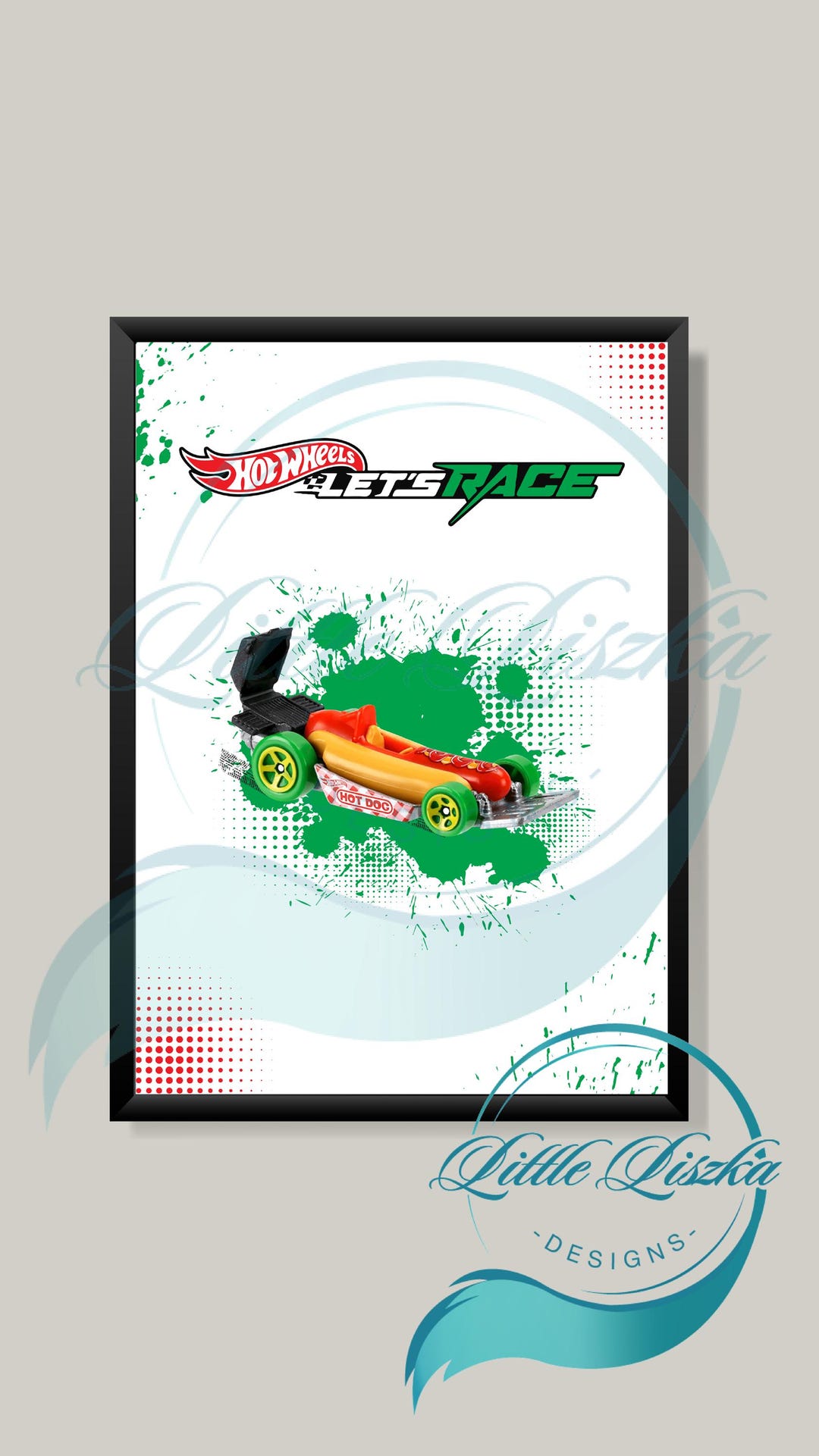 Street Weiner, Hot Wheels Poster, Car Poster, Car Sign, Car Theme ...