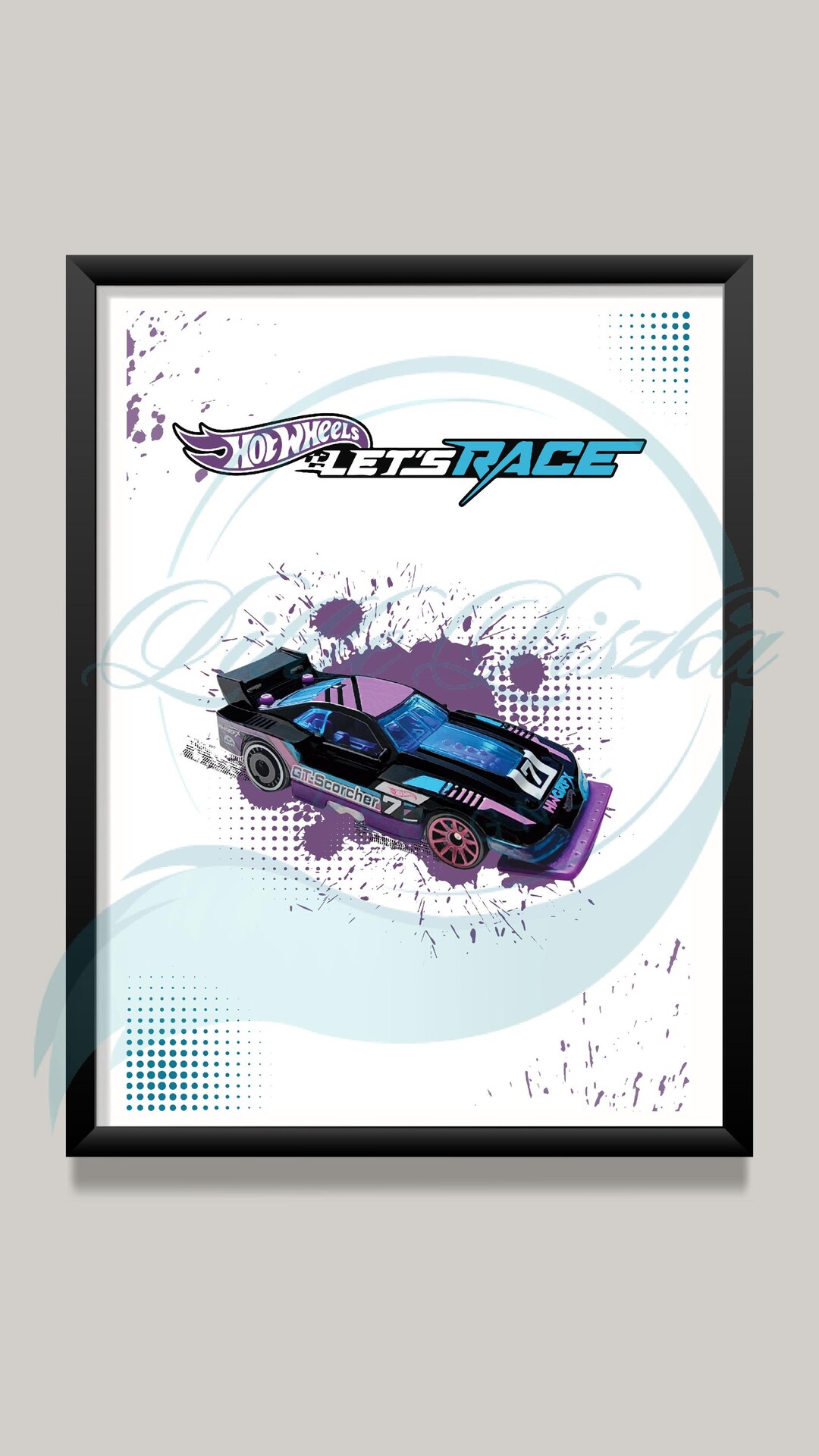 Hot Wheels Poster, Car Poster, Car Sign, Car Theme Poster, Car Print ...