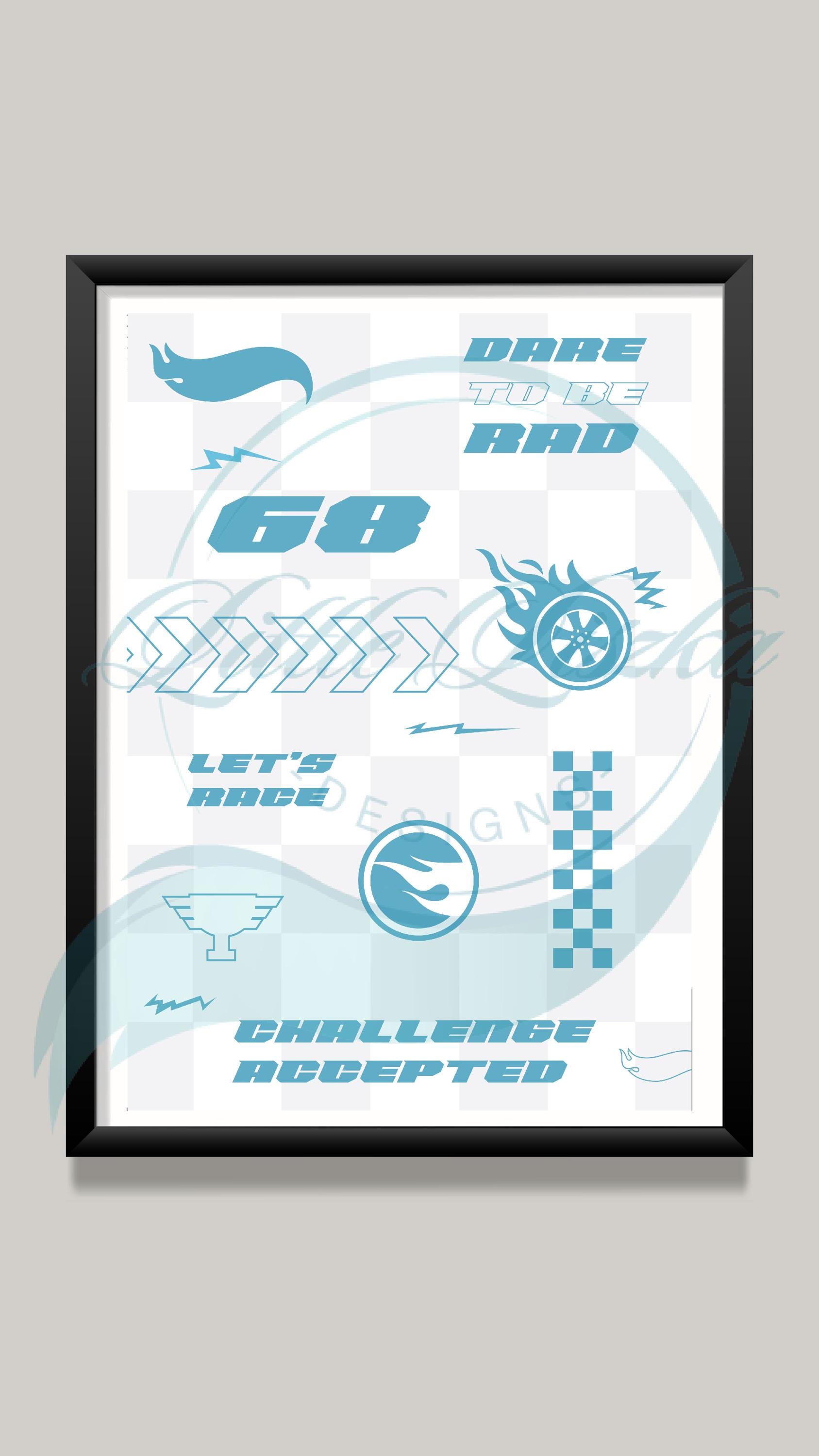 Hot Wheels Poster, Car Poster, Car Sign, Car Theme Poster, Car Print ...