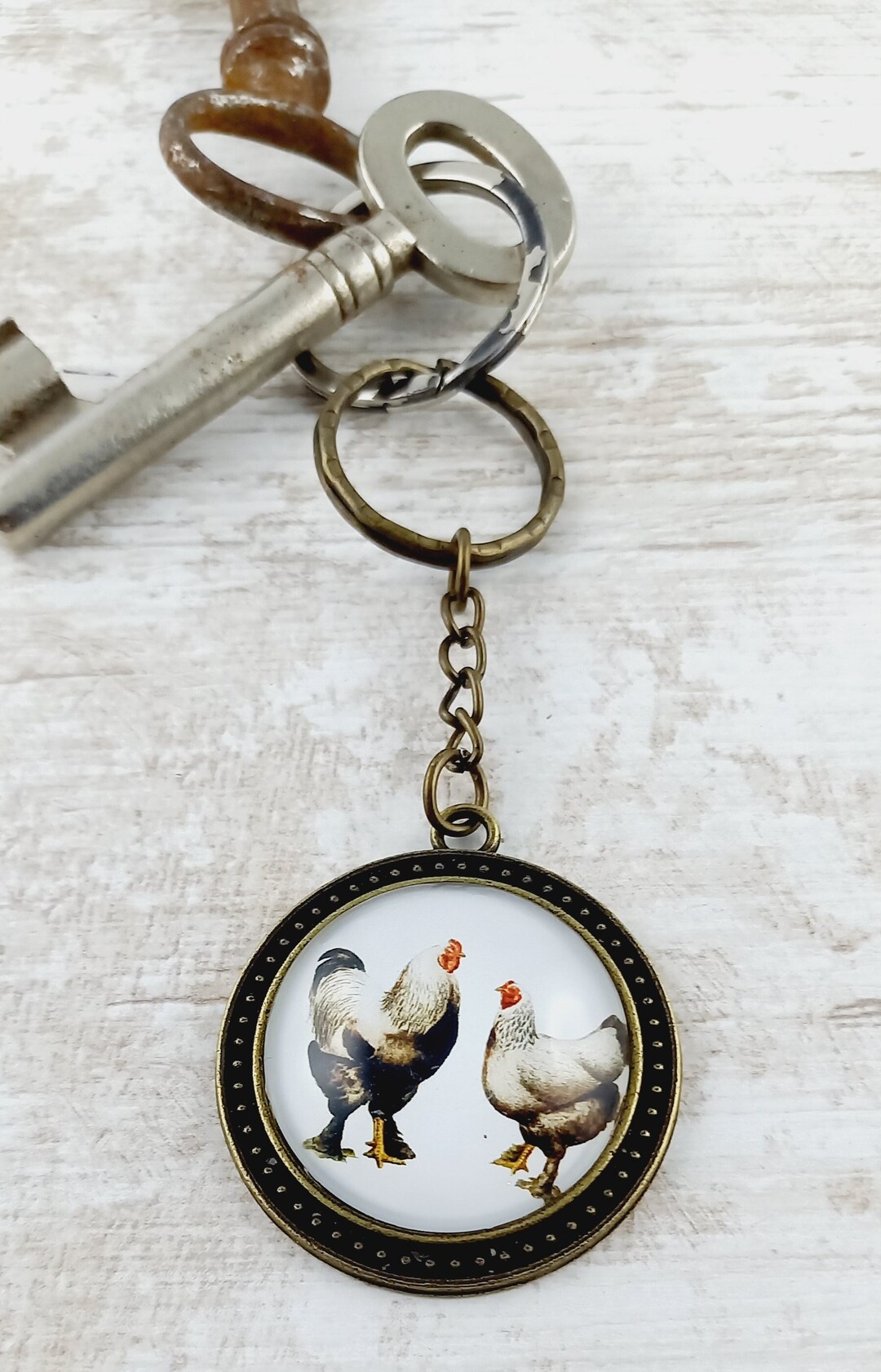 Keychain brahma, Chickens, Gift, Present, Accessory - Etsy