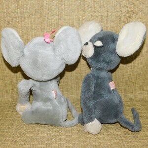 Vintage Dakin Hugging Mice Plush Set Eeny Meeny Mouse 1976 Stuffed ...
