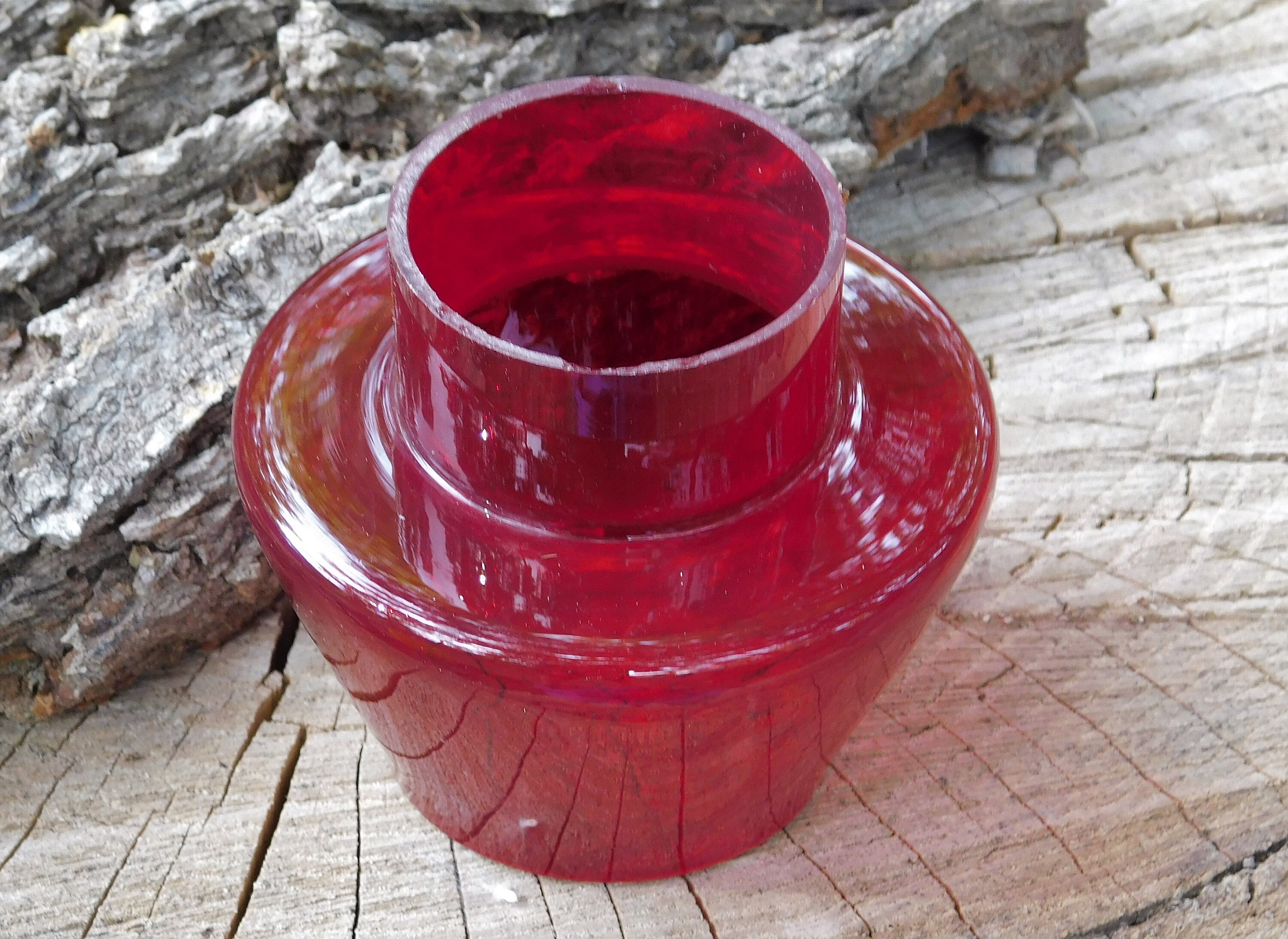 Small Ruby Red Glass Lamp Shade 3 1/2 Diameter - Etsy
