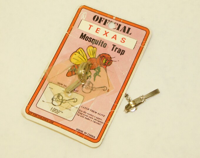 Official TEXAS Mosquito Trap ~ Mini Metal Trap - Joke Goof Miniature ...