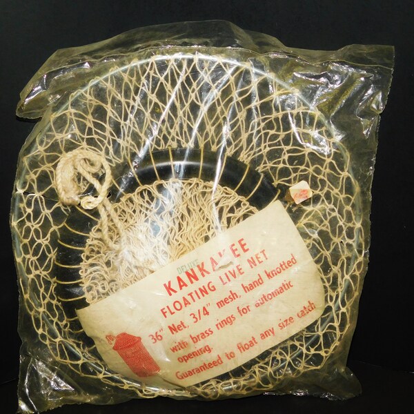 Vintage Fishing Net - Etsy