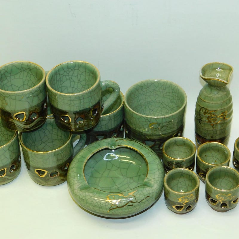 Japanese Soma Pottery - Etsy