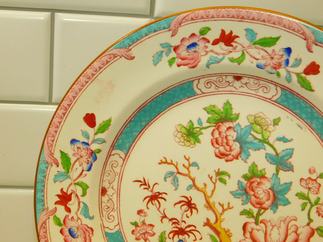 Royal Cauldon Indian Tree Plate Early Brown-westhead, Moore & Co ...