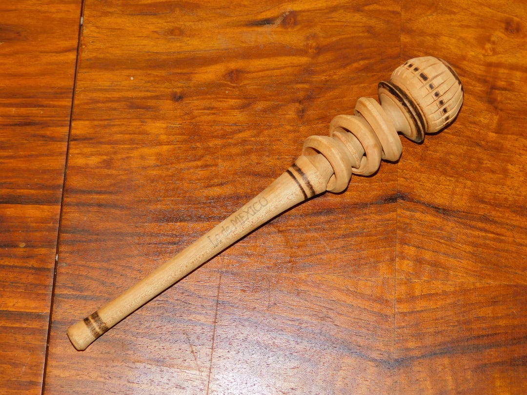 Hand Carved Wooden Molinillo: Mexican Hot Chocolate Frother - Etsy