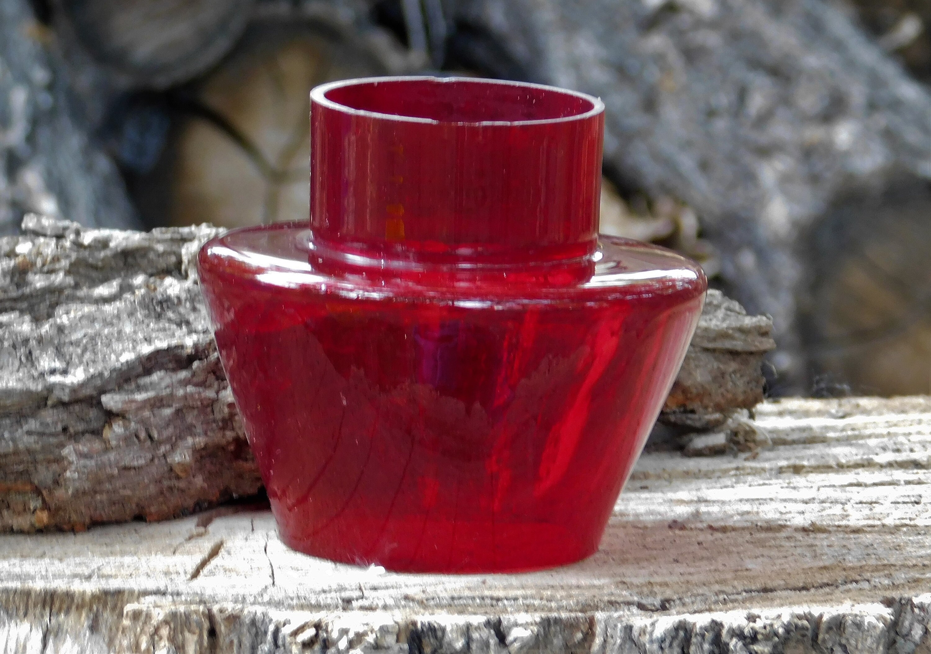 Small Ruby Red Glass Lamp Shade 3 1/2 Diameter - Etsy