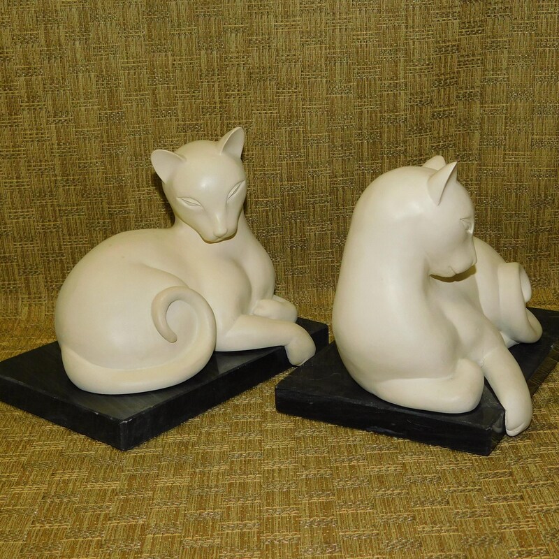 Cat Bookends - Etsy
