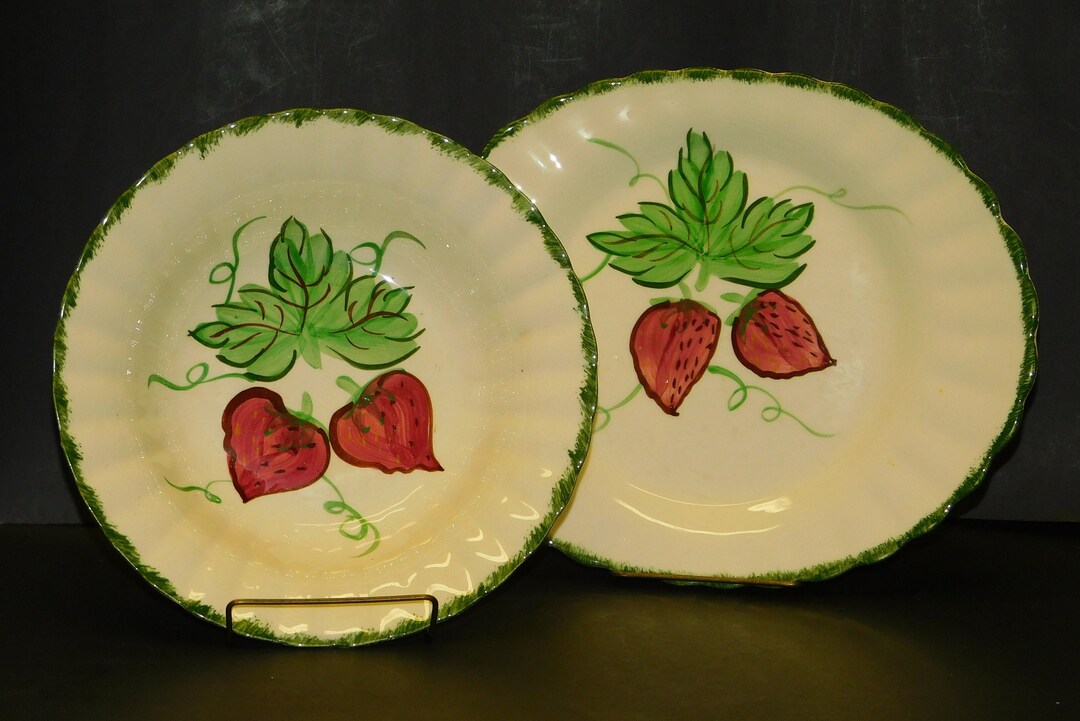 Oval Platter & Serving Bowl in Wild Strawberry by Blue Ridge Southern ...