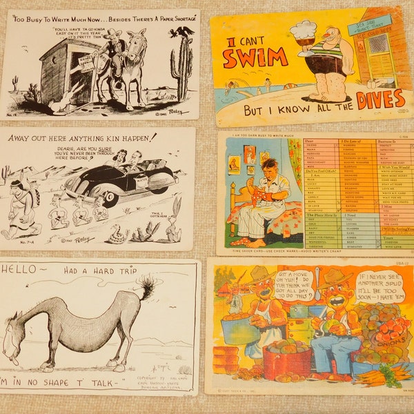 Comic Postcards - Etsy