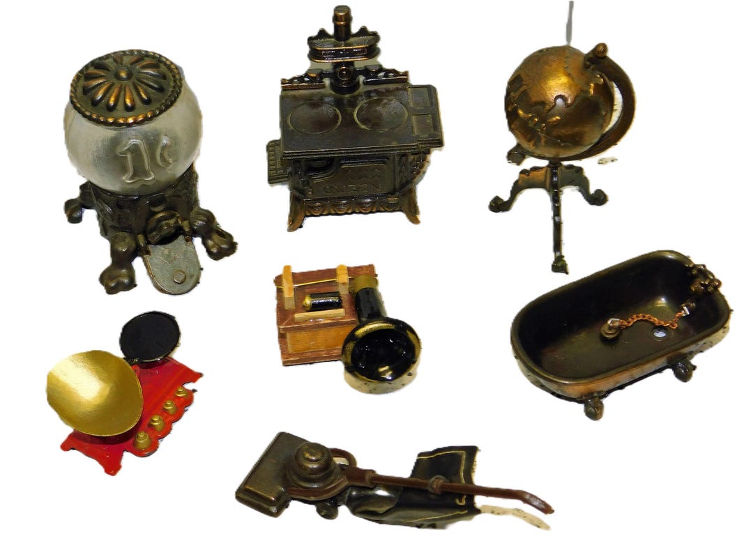 Copper Doll House Miniatures ~ Vintage 70s-90s Durham Indust. Diecast ...