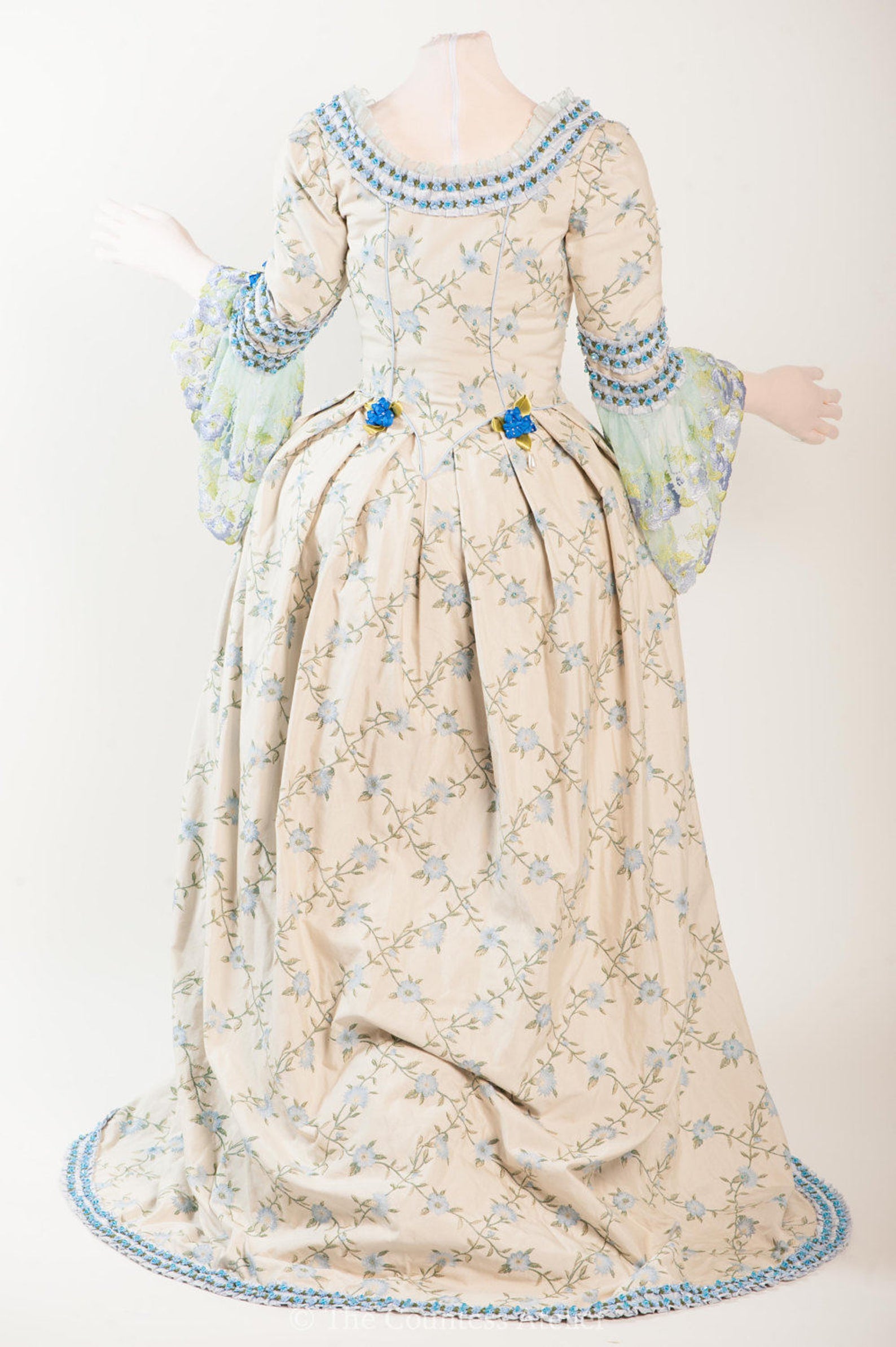 18th Century Style Dress - Summer Breeze- Robe a L'anglaise- Robe a La ...