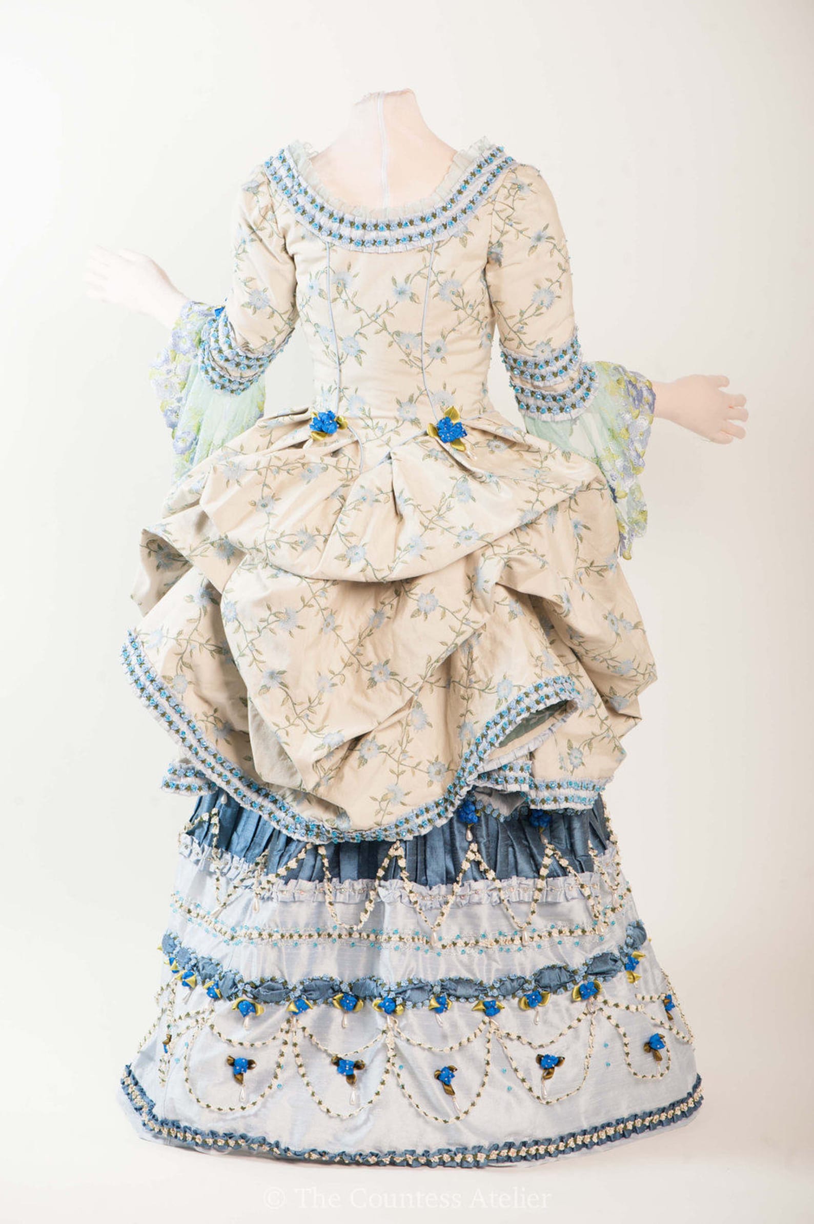 18th Century Style Dress - Summer Breeze- Robe a L'anglaise- Robe a La ...