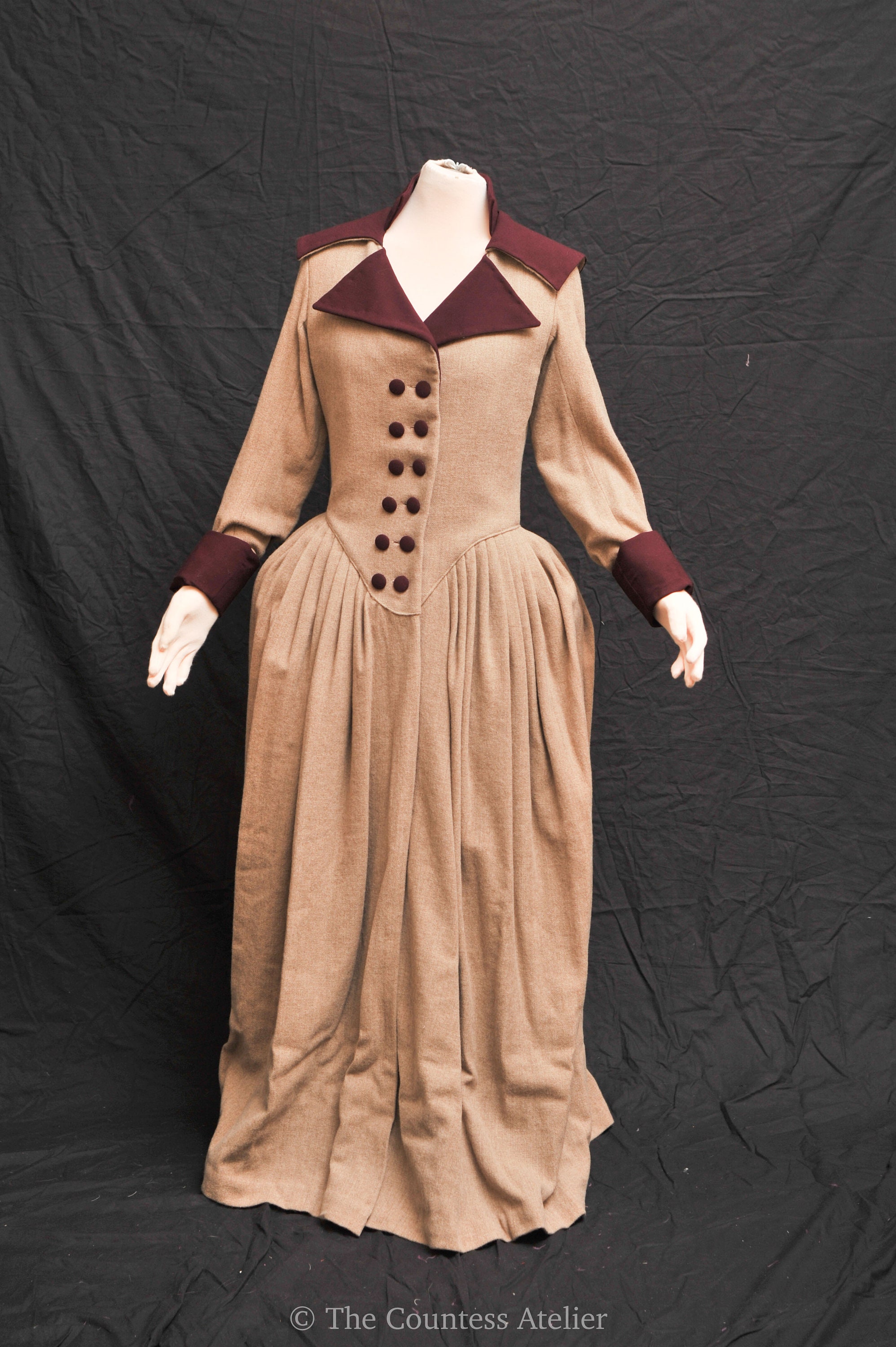 Redingote ( Coat) 18th Century Style- for Carnaval, Halloween, Dress-up ...