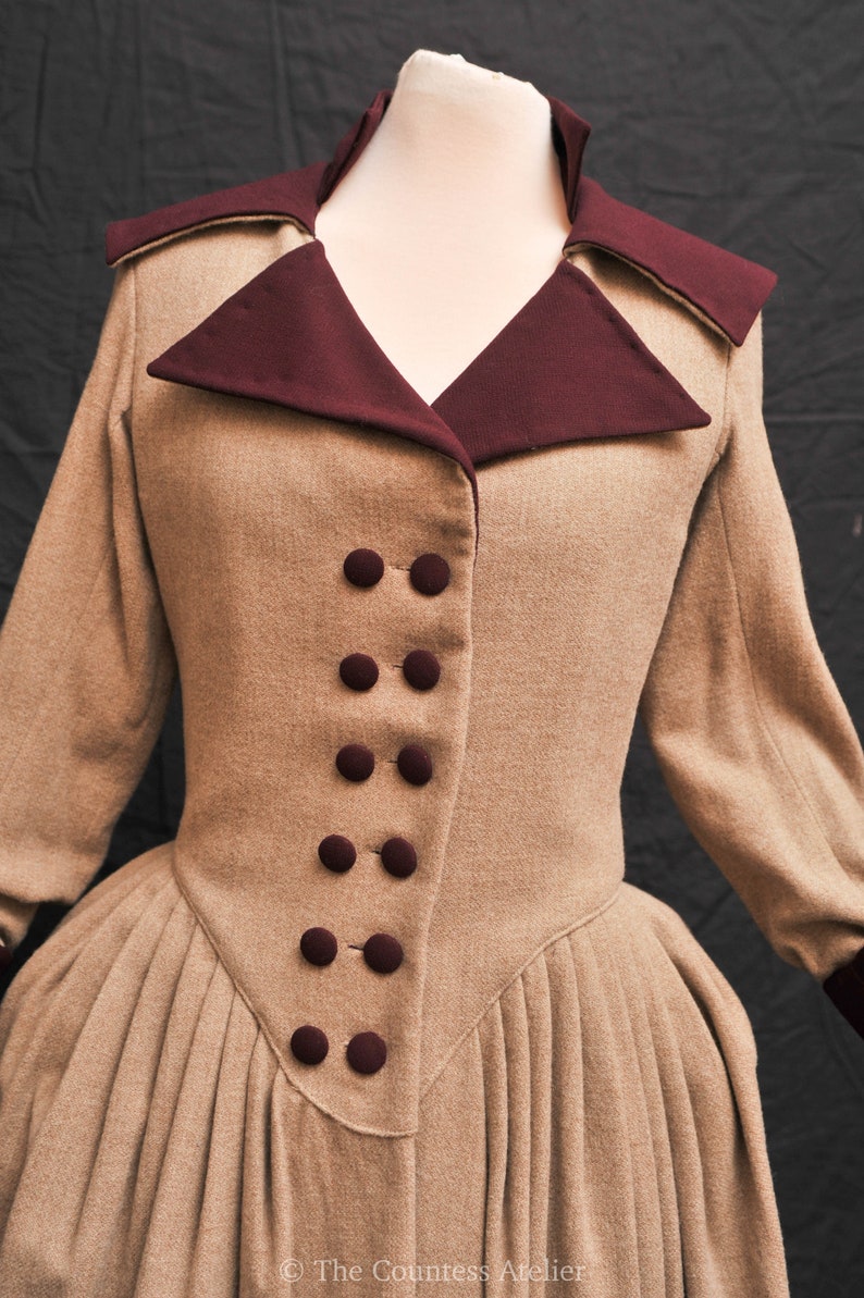 Redingote ( Coat) 18th Century Style- for Carnaval, Halloween, Dress-up ...