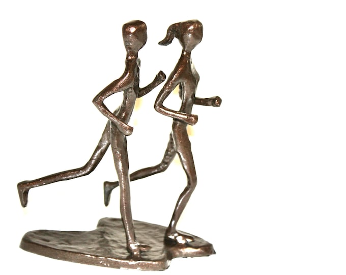 Runner, Athlete Metal Sculpture, Marathon, Triathlon, Fitness Art ...