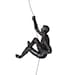 Large Bronze Colour Climbing Abseiling Man Hanging on Wire With Left ...