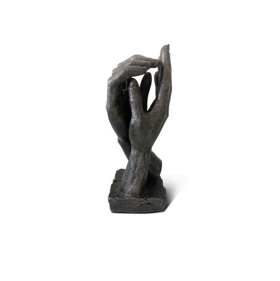Large Hands Sculpture in Bronze Colour Wedding Present - Etsy