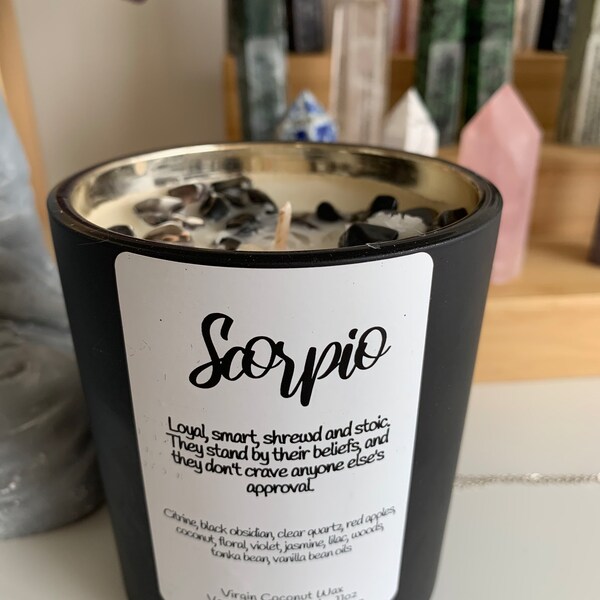 Scorpio Candle - Etsy