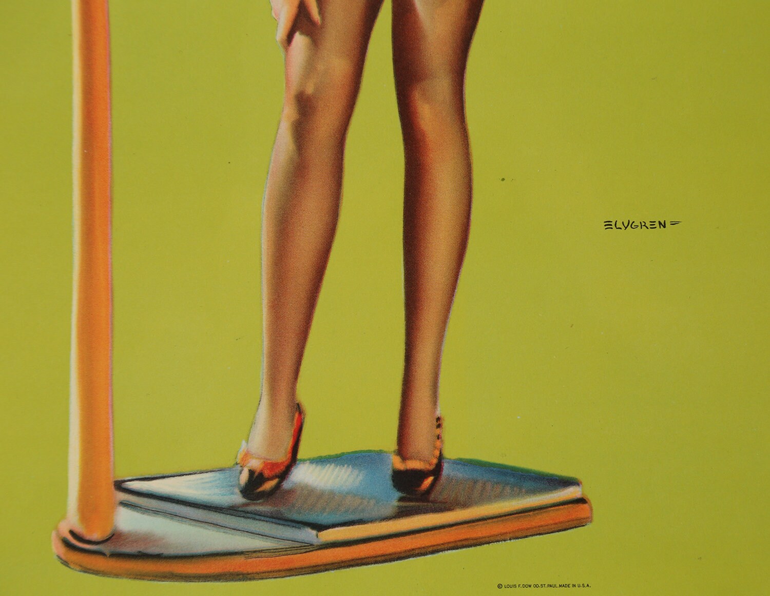 Vintage 1930s Gil Elvgren Art Deco Cheesecake Pin-up Print - Etsy