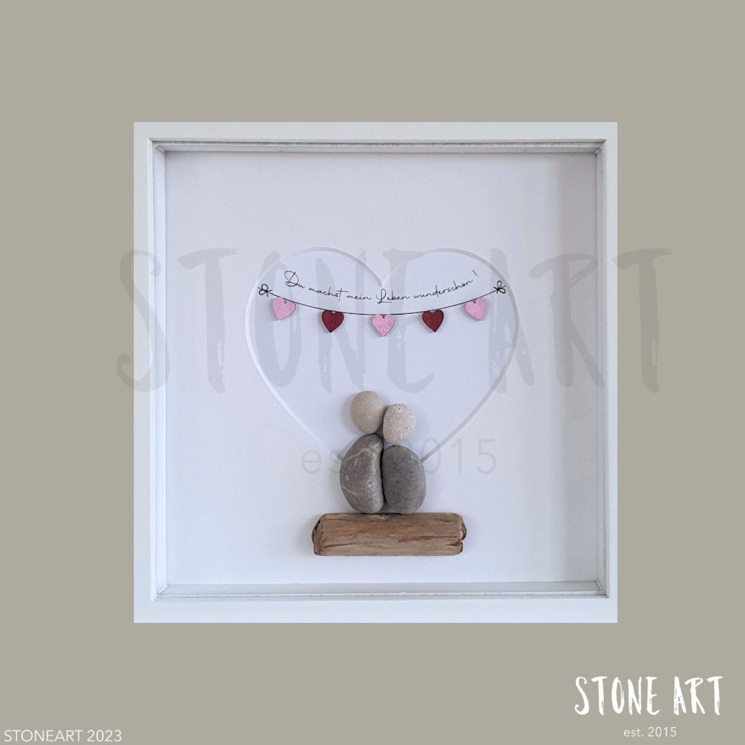 Wedding Gift Stone Picture you Make My Life Beautiful - Etsy