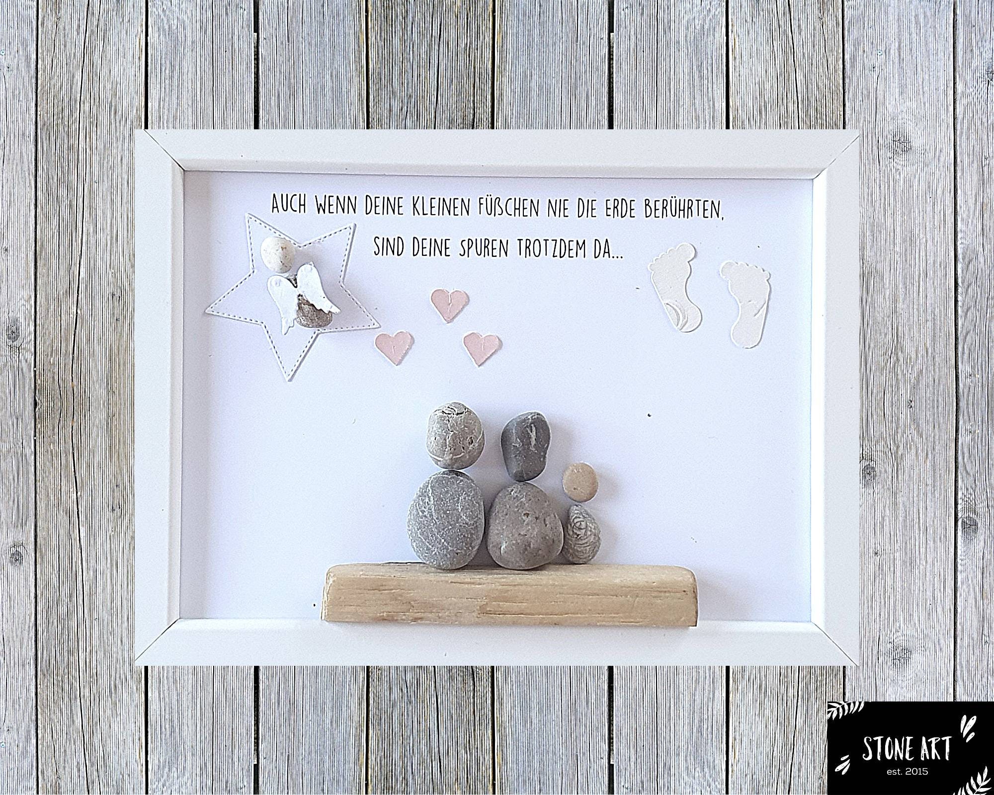 Trauer Geschenk Steinbild Sternenkind Auch wenn die kleinen - Etsy.de