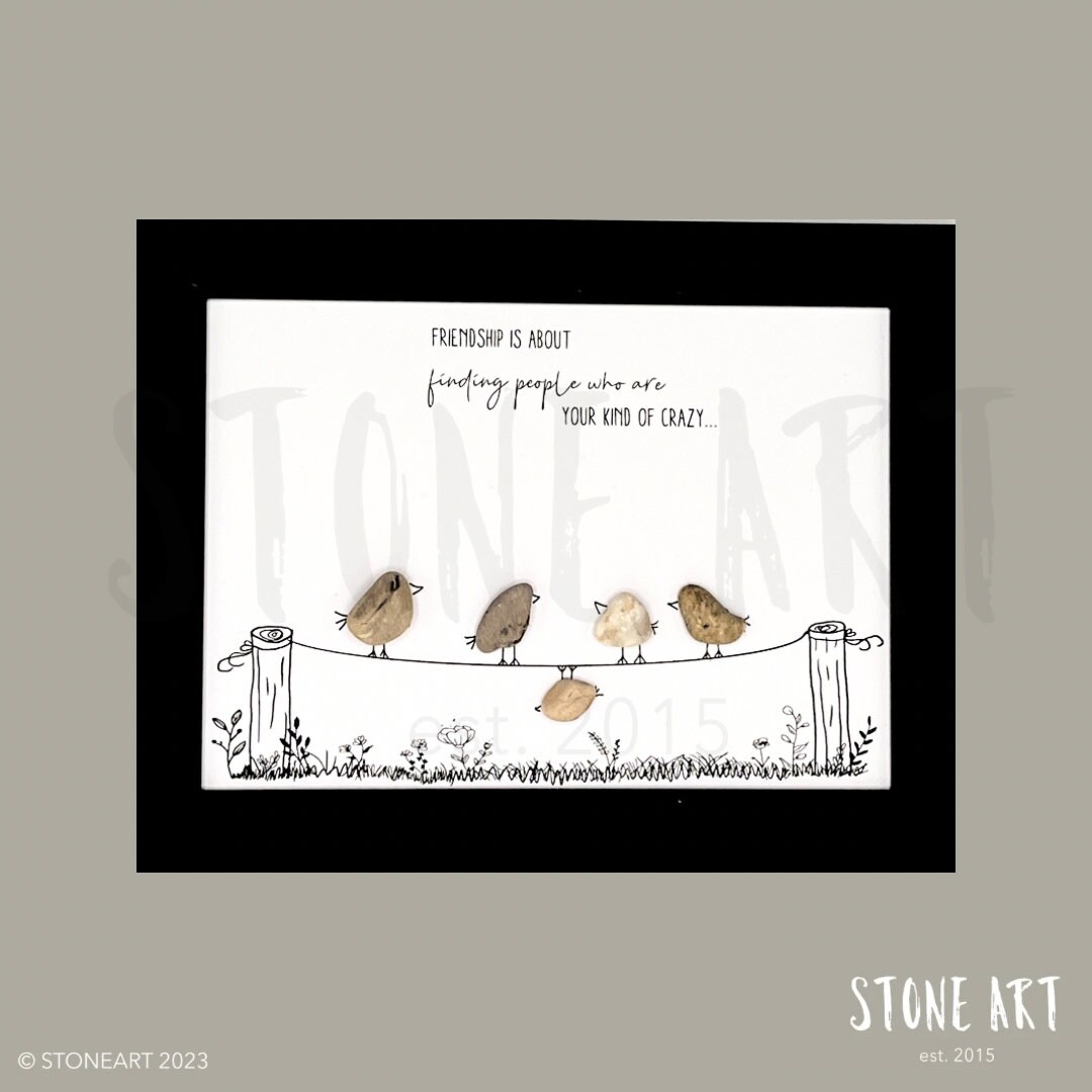 Pebble Art Best Friends "friendship is About Finding People Who Are ...