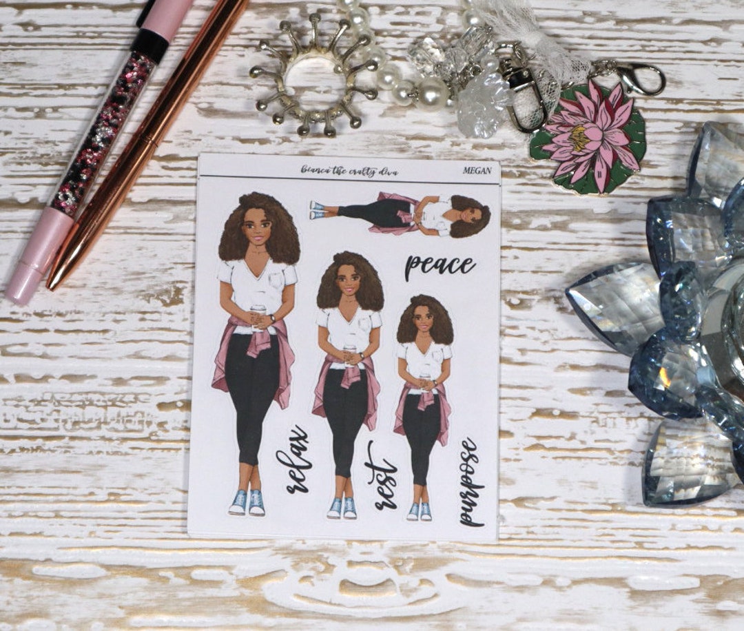 Megan Sticker Sheet - Etsy