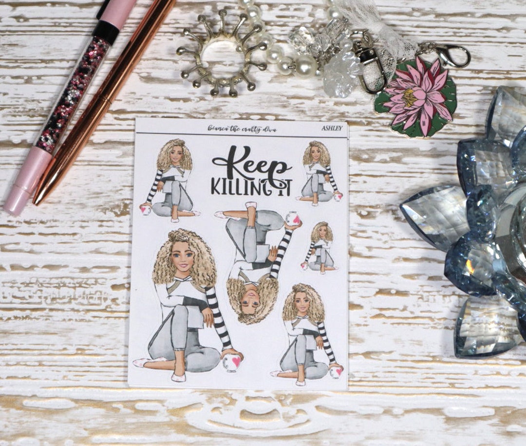 Ashley Sticker Sheet - Etsy