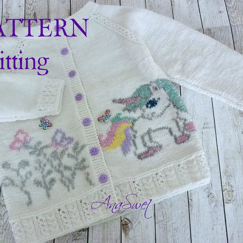 Unicorn Knitting Pattern Sweater - Etsy