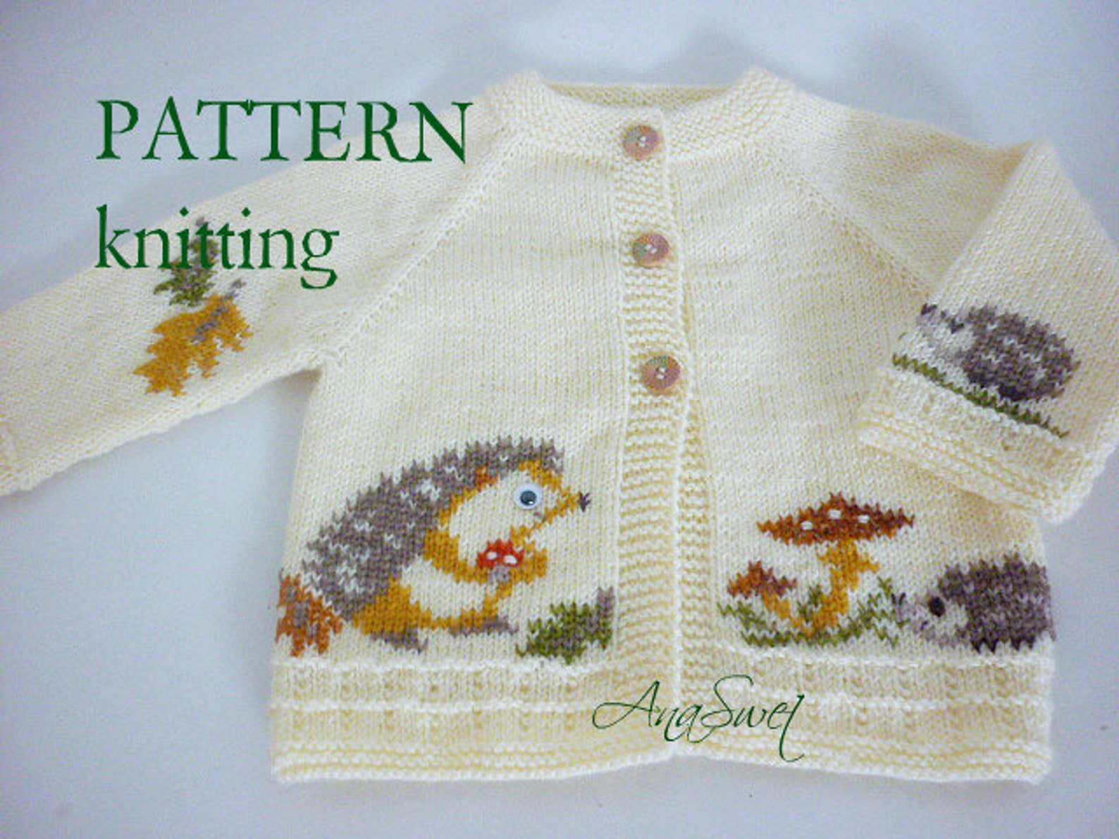 PDF Knitting Pattern the Hedgehogs P059. Pattern in English. Sizes: 6 ...