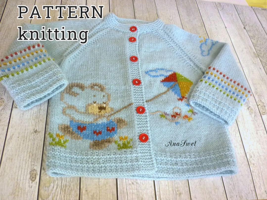 PDF KNITTING PATTERN Colorful Kite P108 - Etsy