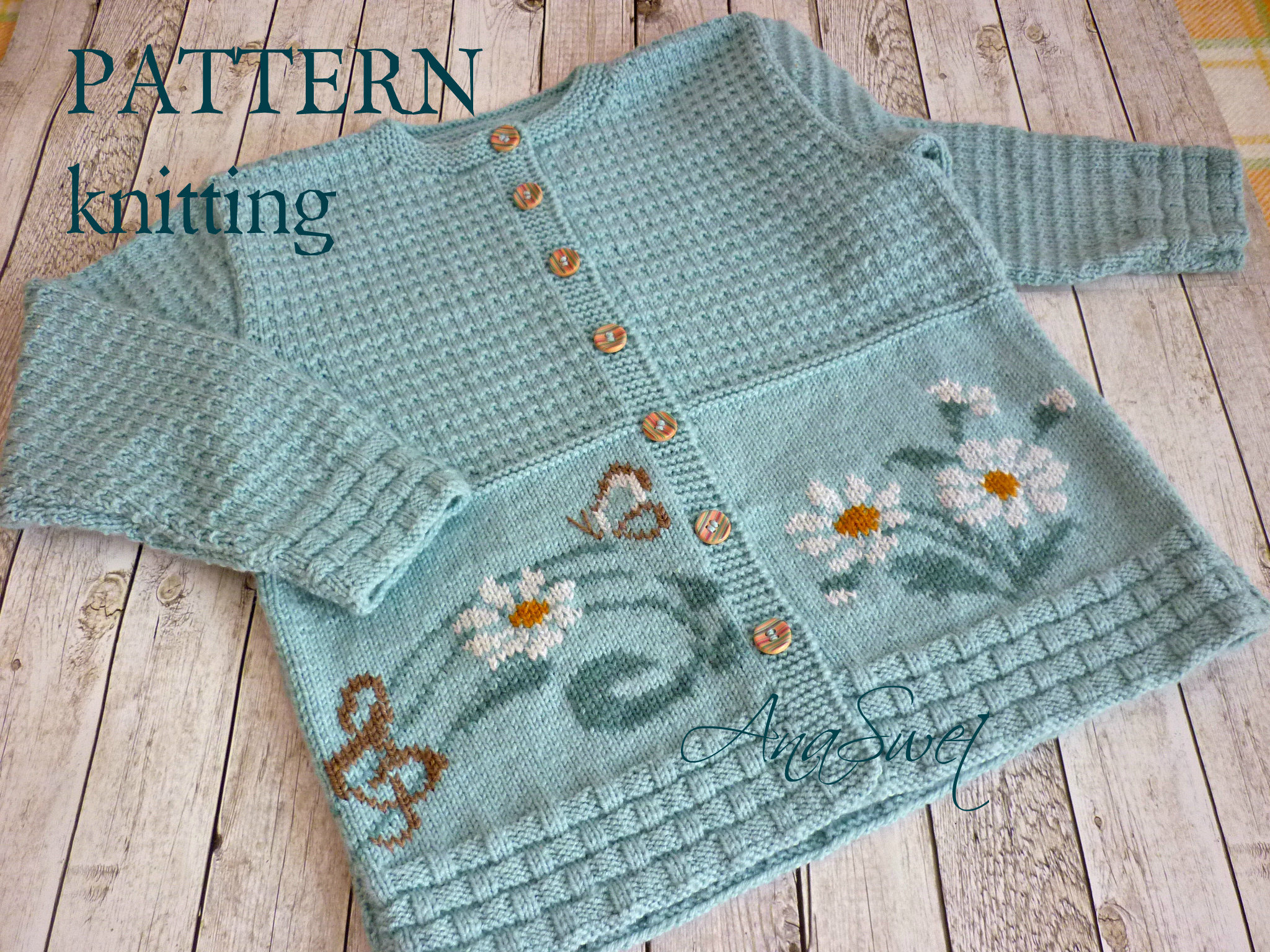 PDF KNITTING PATTERN the Music of Flowers P101 - Etsy