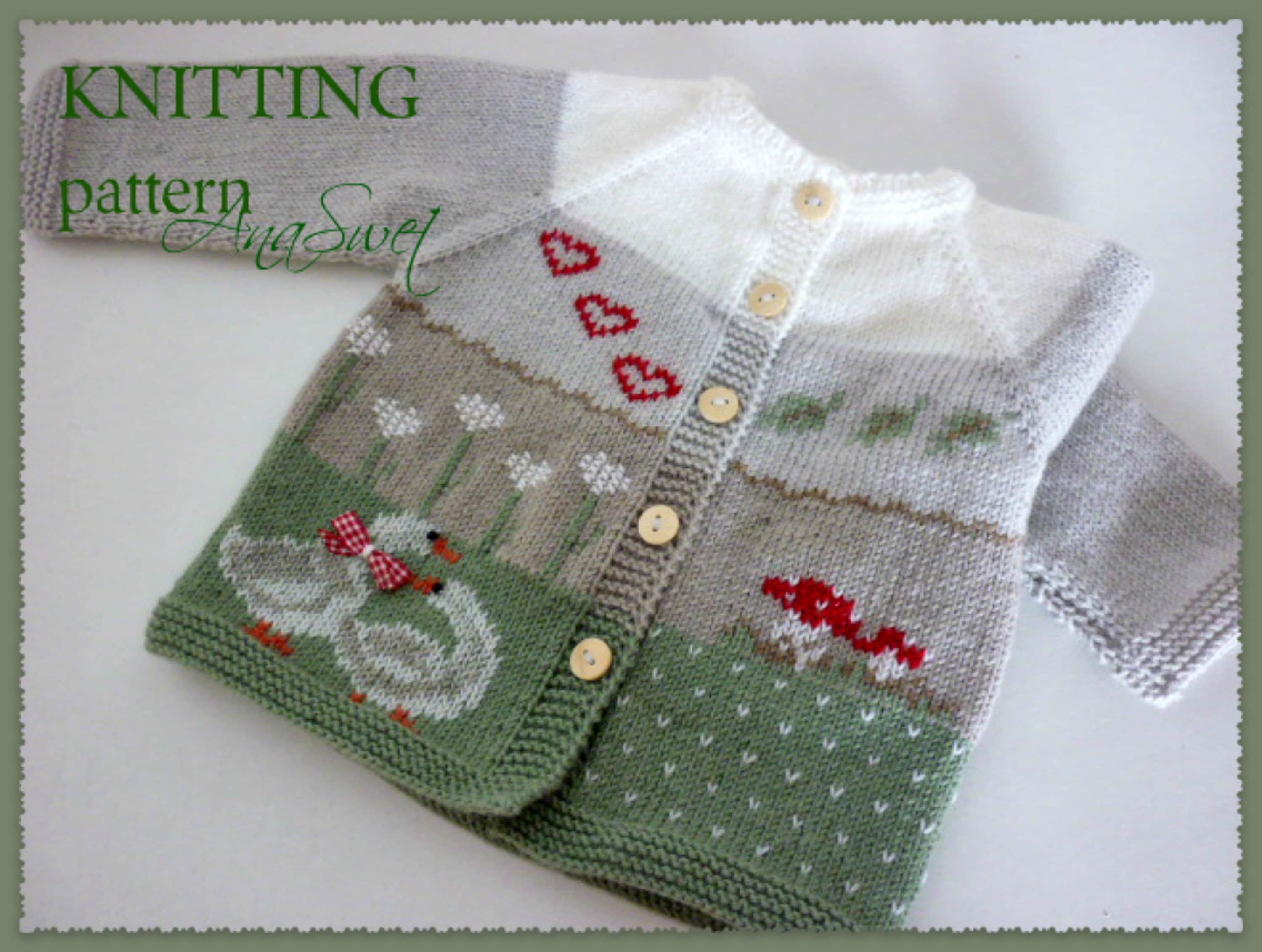 PDF KNITTING PATTERN Springtime.P009NEW | Etsy