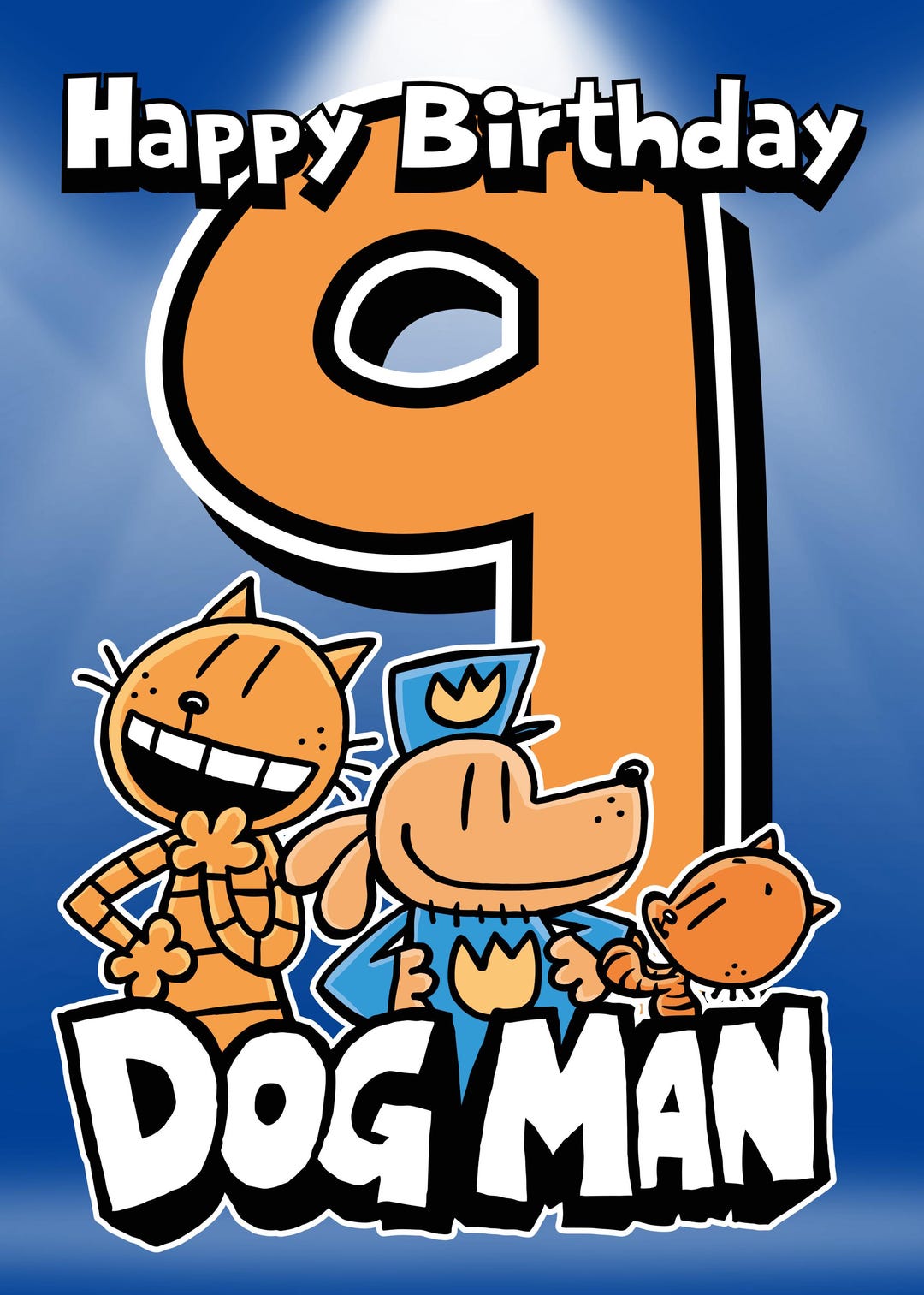 Dog Man Birthday Card-printed Product - Etsy