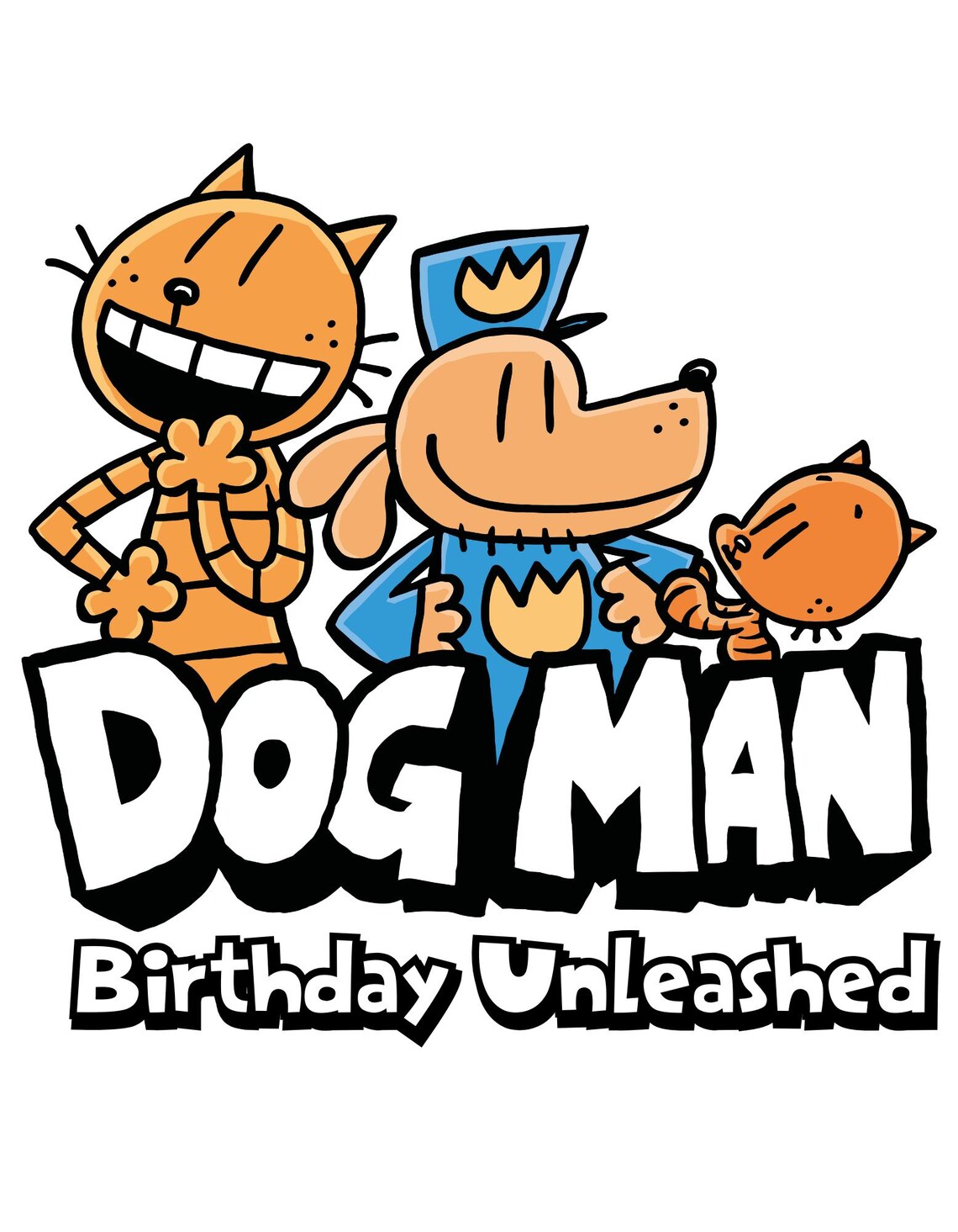 Instant Download: Dog Man Birthday Unleashed (PNG) - Etsy