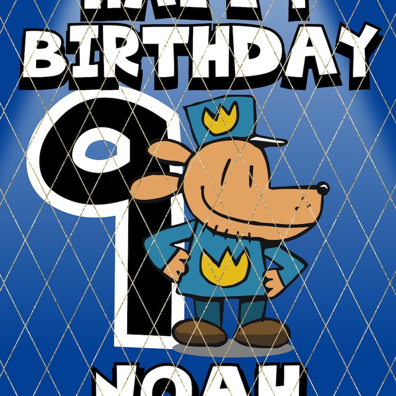 “dog Man” Birthday Cake - Etsy