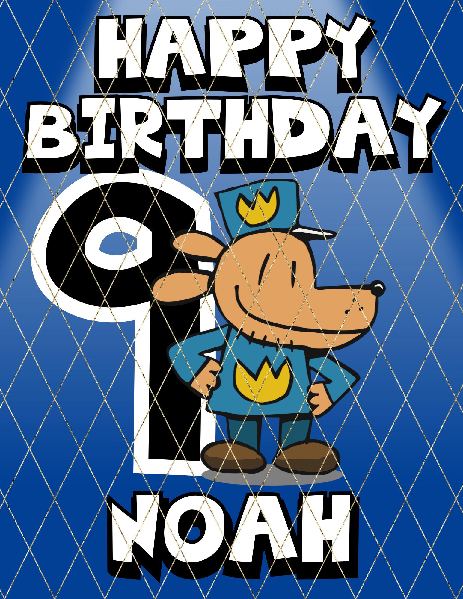 Digital Download: Dog Man Birthday Personalized Image(png and JPG, JPEG ...