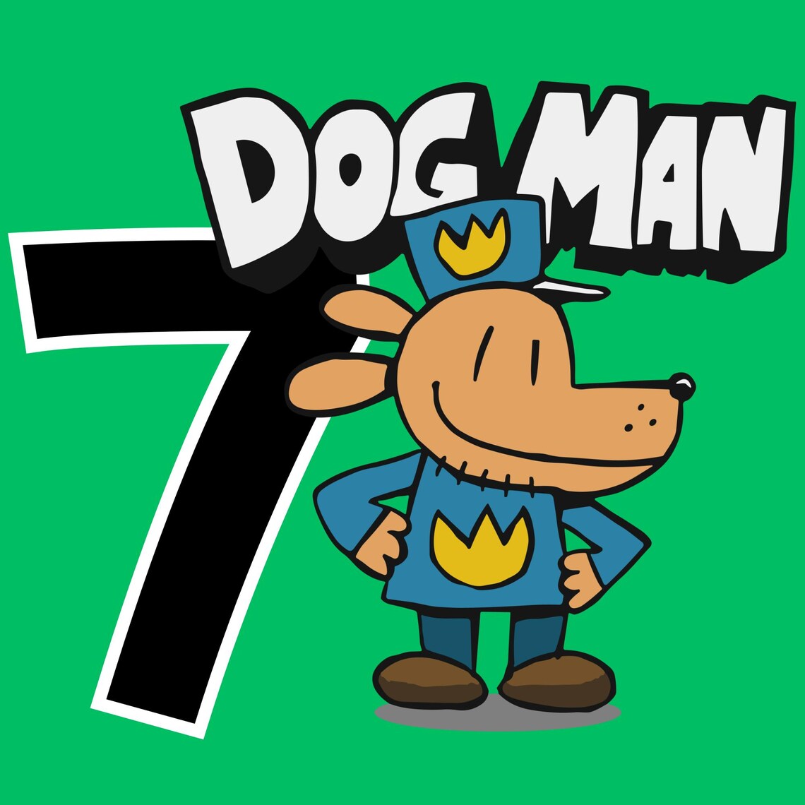 Instant Download: Dog Man 7 - Etsy