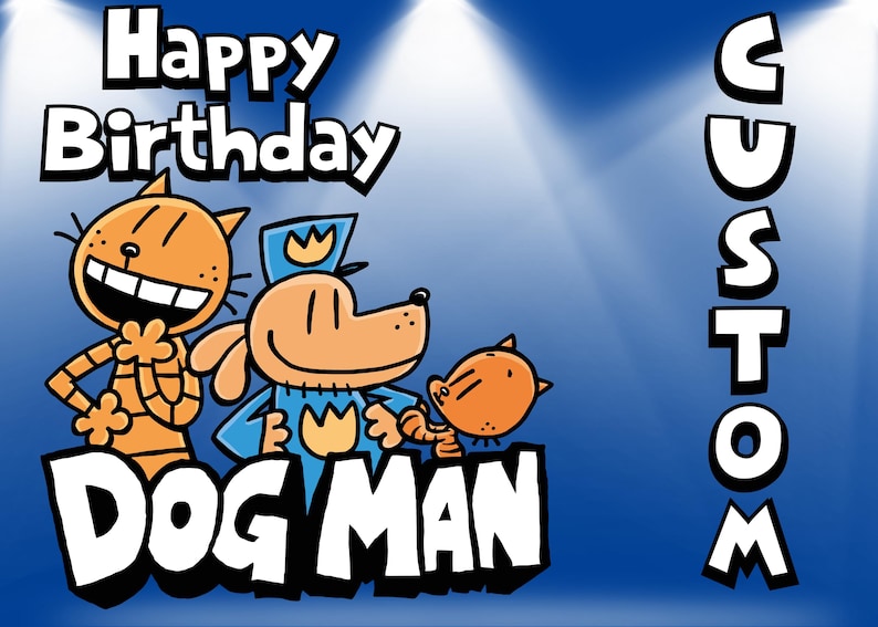 Personalized Dog Man Birthday Card-printed Product - Etsy