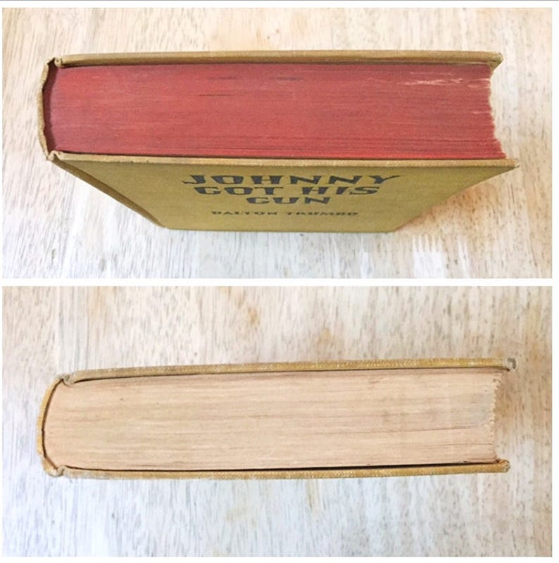 Johnny Got His Gun by Dalton Trumbo First Edition First - Etsy