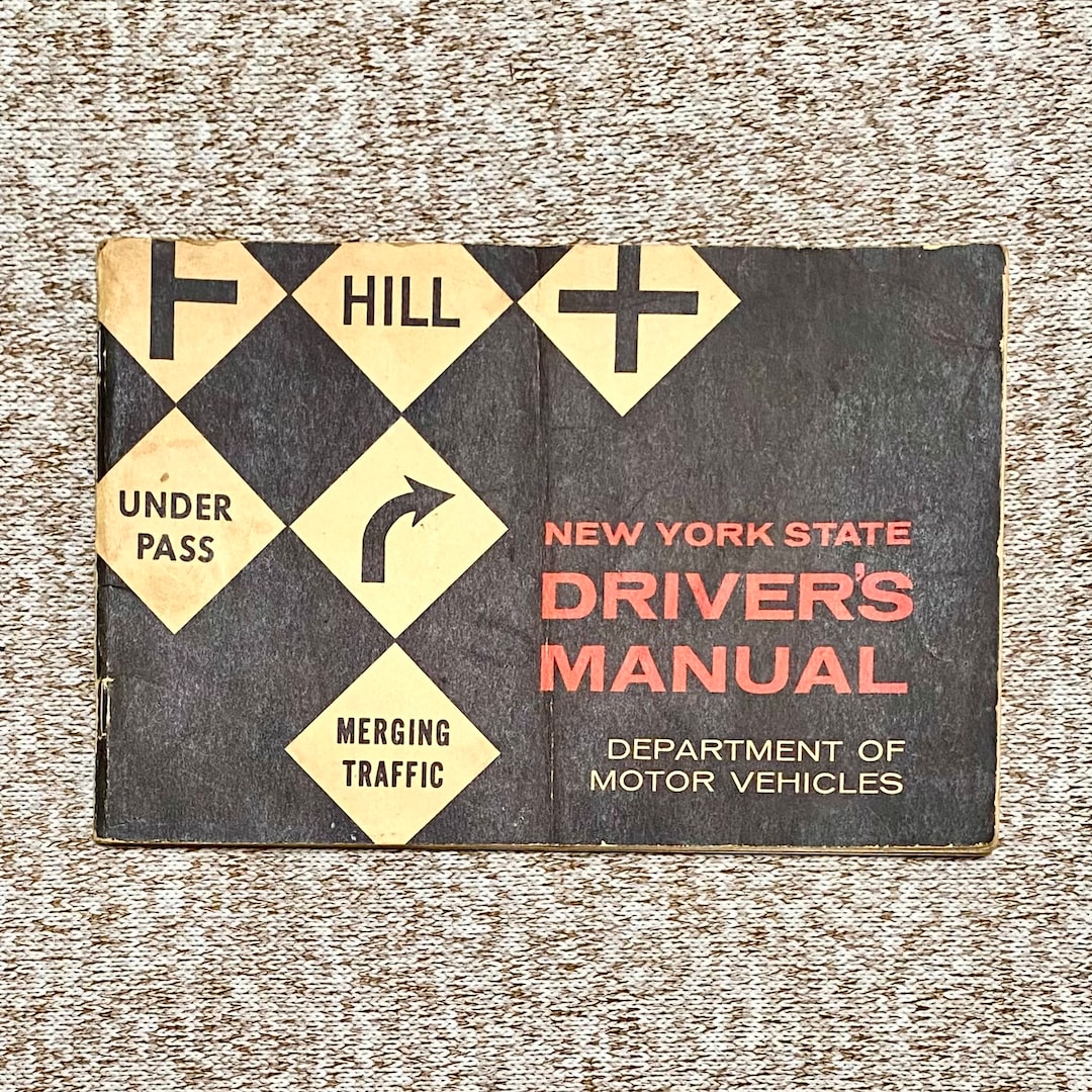 Vintage Drivers Manual - NYS DMV Drivers Manual - 1962 Drivers Manual ...