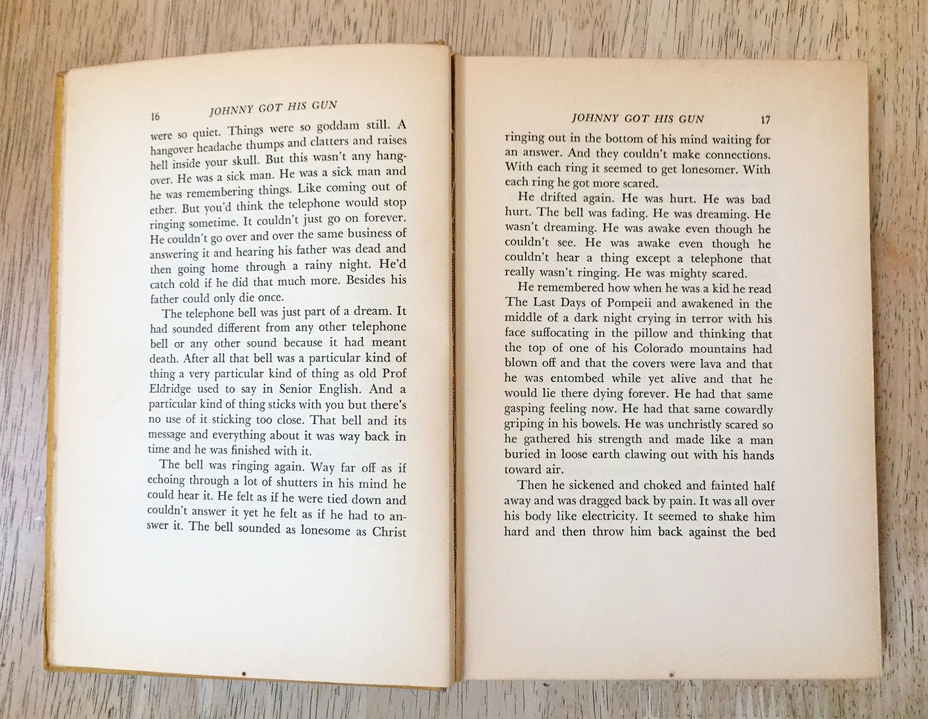 Johnny Got His Gun by Dalton Trumbo First Edition First | Etsy