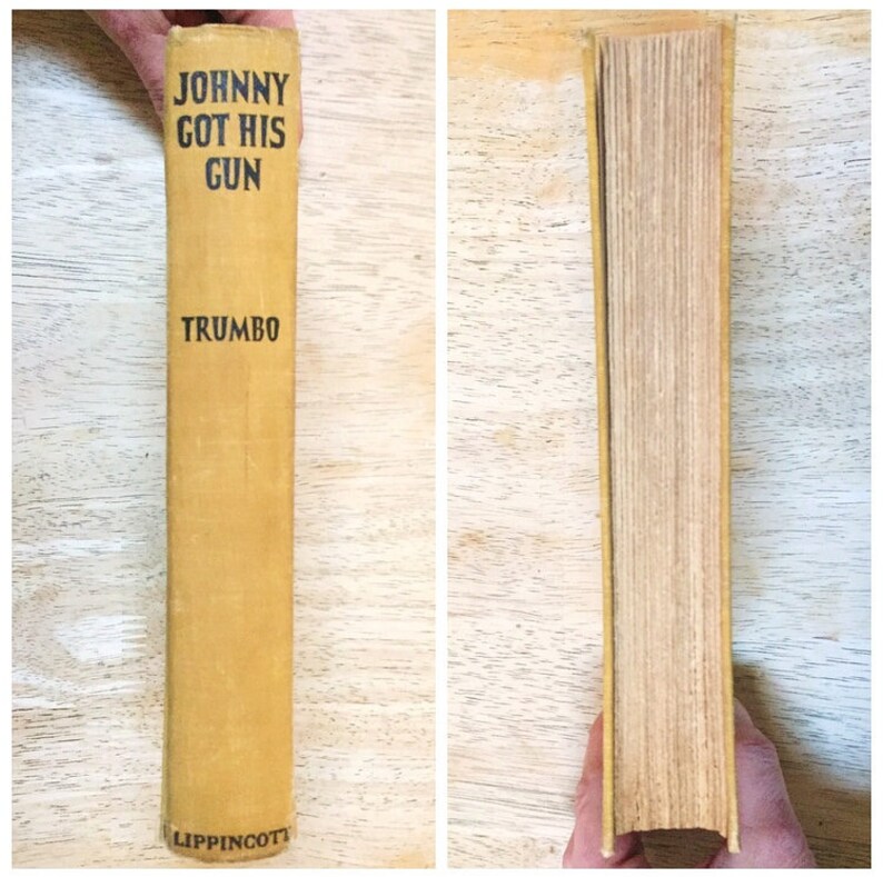 Johnny Got His Gun by Dalton Trumbo First Edition First - Etsy