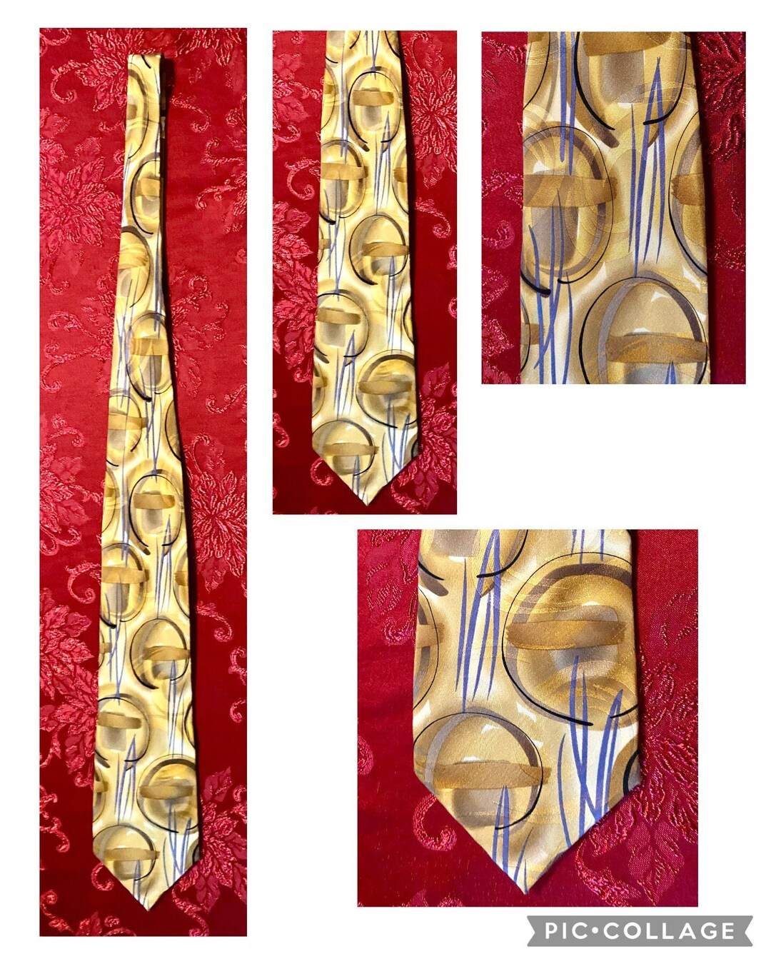 Vintage Jerry Garcia Ties American Flag Tie Republican Tie Christmas ...