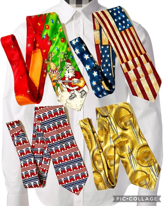 Vintage Jerry Garcia Ties -Republican Tie - Formal Ti… - Gem