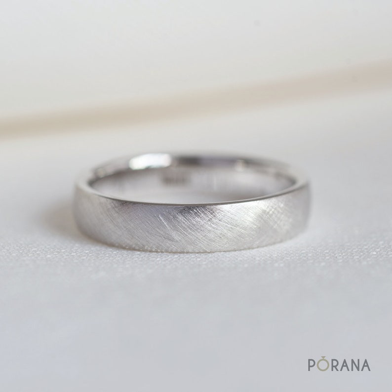 Classic and Simple Wedding Ring for Men in 14K/18K Solid - Etsy