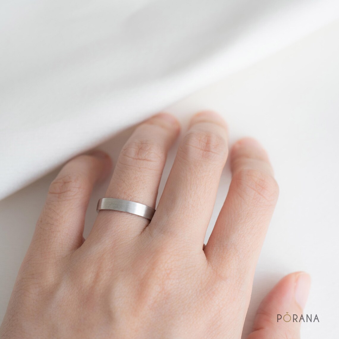 Classic and Simple Wedding Ring in 14K/18K Solid Gold and - Etsy